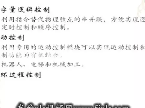 西门子S7-200编程视频:第4集- PLC的应用领域