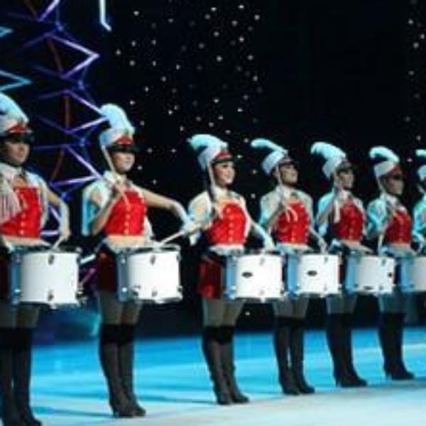 北京水鼓舞教学演出 