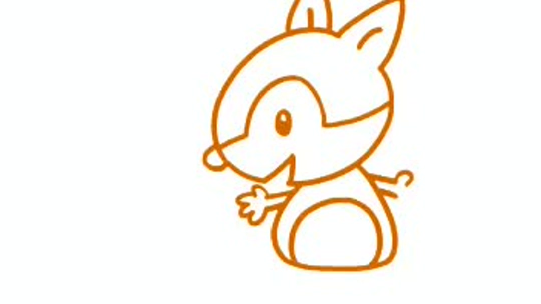 幼儿简笔画 松鼠 2分钟教你如何绘画松鼠