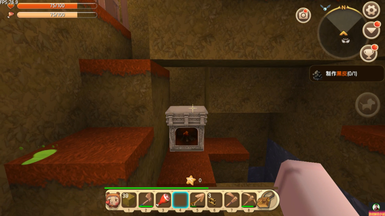 小诚迷你世界萌新教学:教你制作熔炼炉