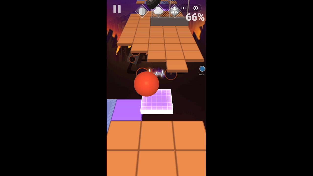 【高玩凉介】微信小程序版《滚动的天空》一次性完美过关