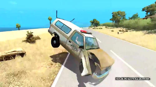 车祸模拟器:货车说我太难了,爆炸之后摔成泥!