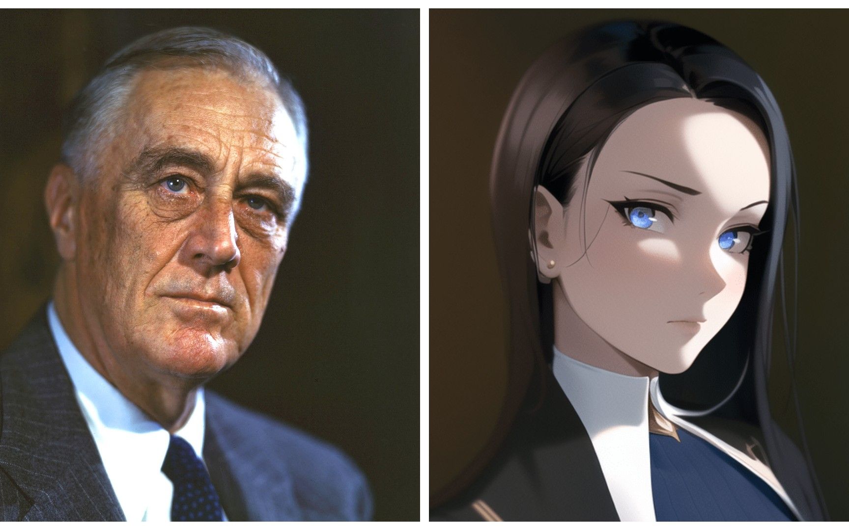 美国历任总统,但是AI画的二次元性转版|1901-1945