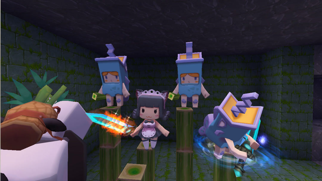 【涓涓】迷你世界生存终于挖到钻石了