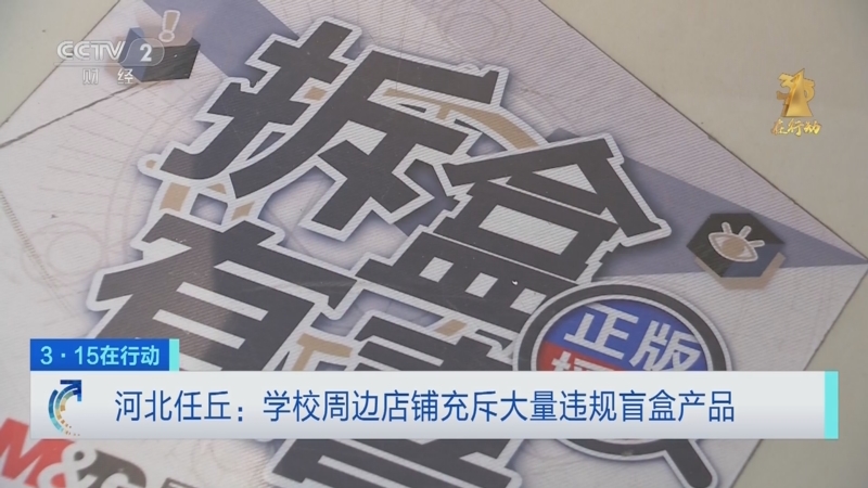 [315在行动]河北任丘:孩子迷上盲盒 老师家长担忧