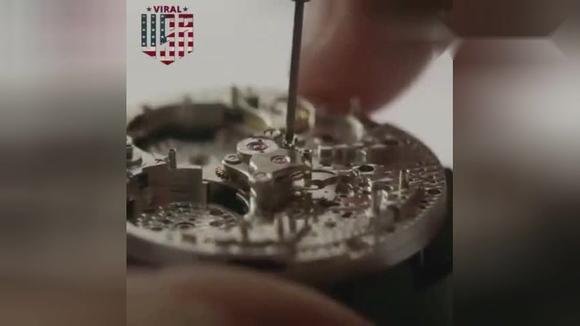 一块价值百万的的手表制作全过程,全程目瞪口呆!