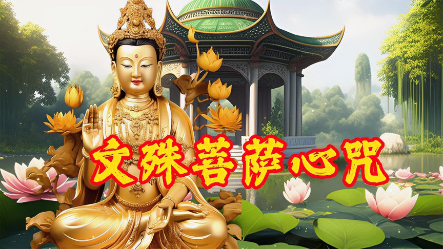 每天一遍《文殊菩萨心咒》愿天下学子开智慧,增福德好运伴随。