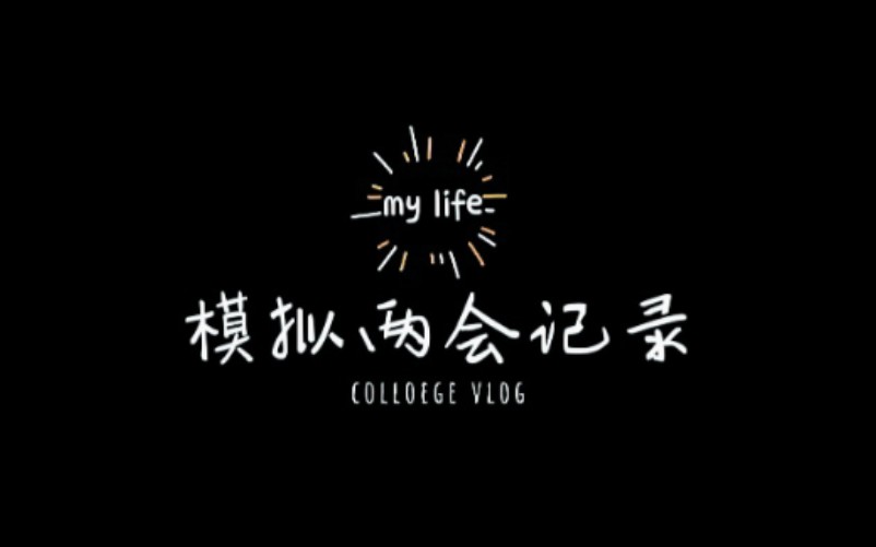 【vlog】模拟两会实录|法语国关