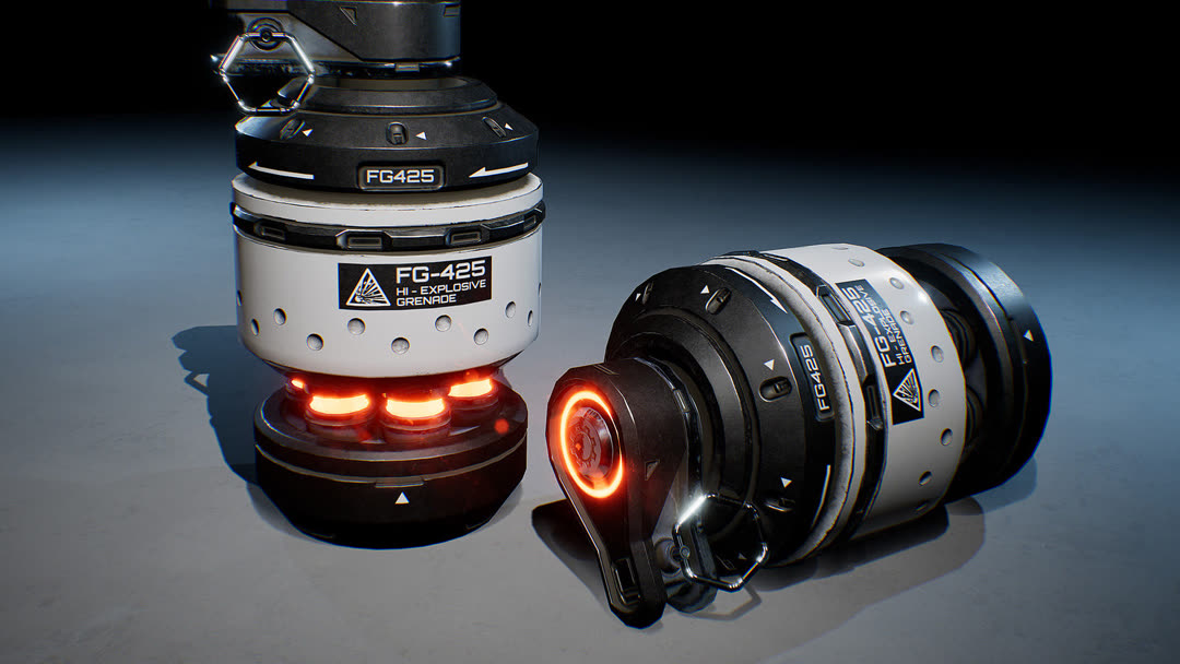 3Dmax未来想像式设计—科幻手雷制作(三)