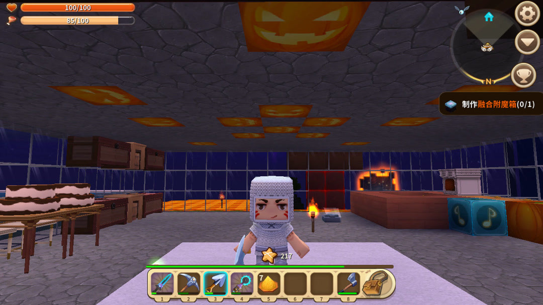 迷你世界单人生存,木门换精铁门我是不是抽风了!?嗡嗡侠