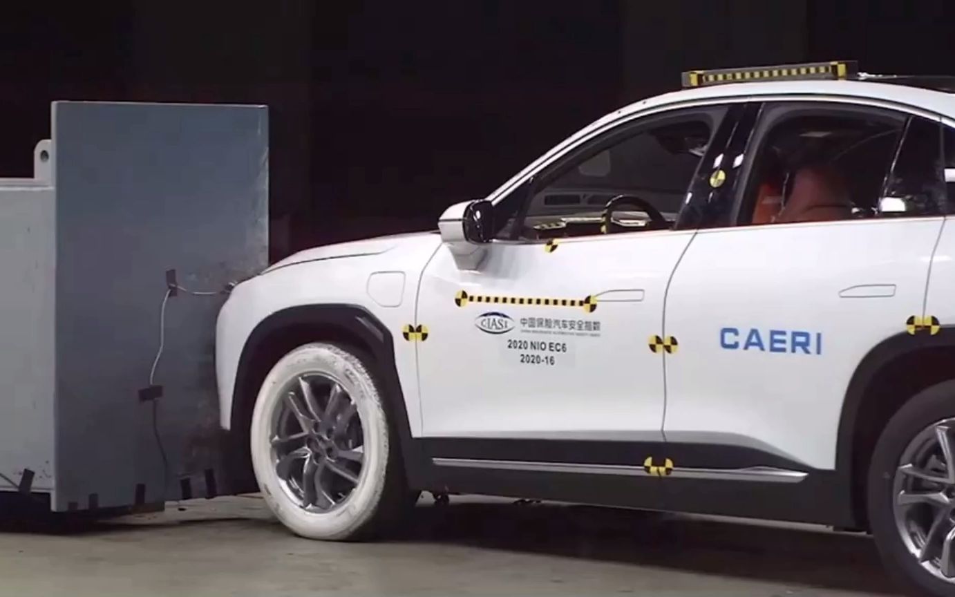 蔚来ec 6理想one小鹏G3碰撞测试老厉害了,快来看看吧!