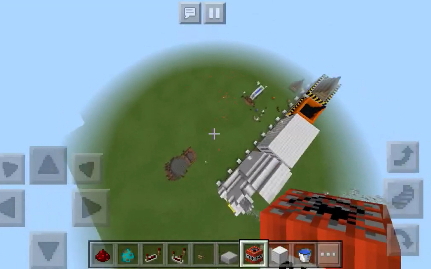 【普通曲奇】我的世界PE—tnt大炮教程,大神勿喷