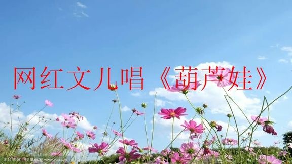 网红文儿唱《葫芦娃》