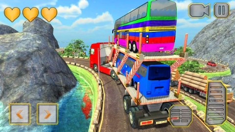 巴士运输车 运送大型车辆模拟器