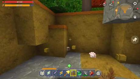 迷你世界:MC随机掉落生存,挖矿就能掉落物资,小表弟要发财了!