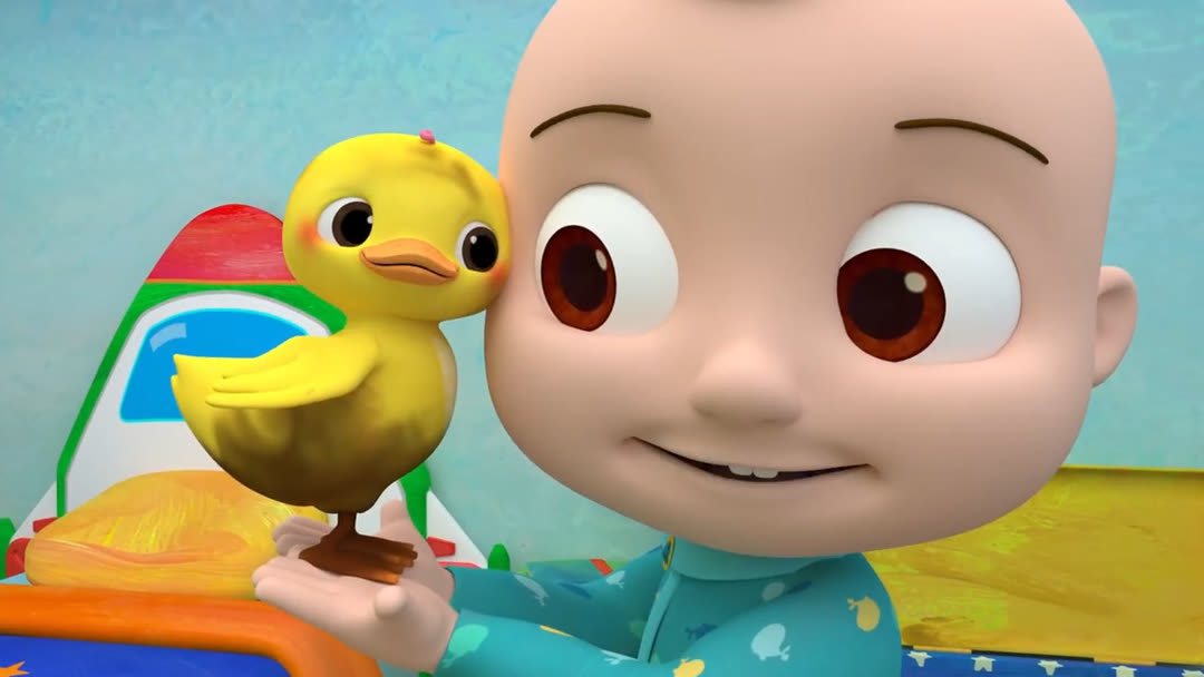 简单英文儿歌 慢速英文早教儿歌:The Duck Hide and Seek Song