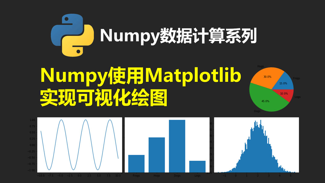 Numpy使用Matplotlib实现可视化绘图