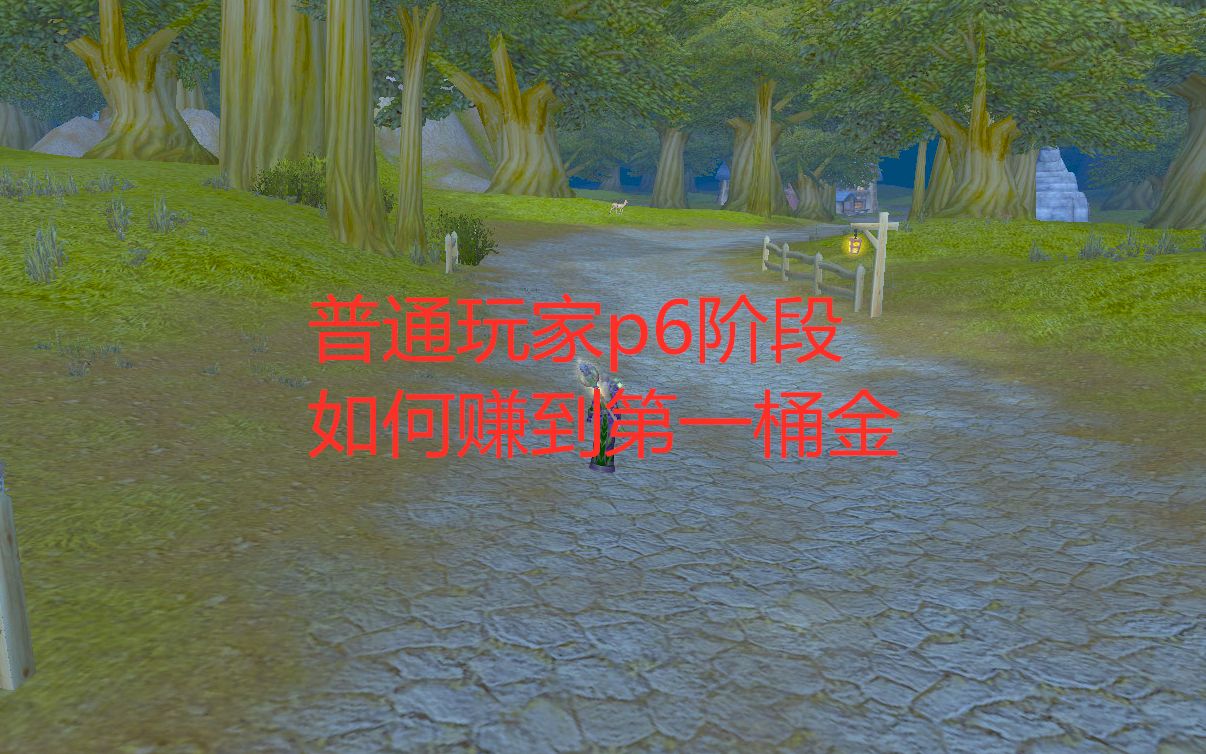 魔兽世界怀旧服普通玩家p6阶段，如何赚到第一桶金