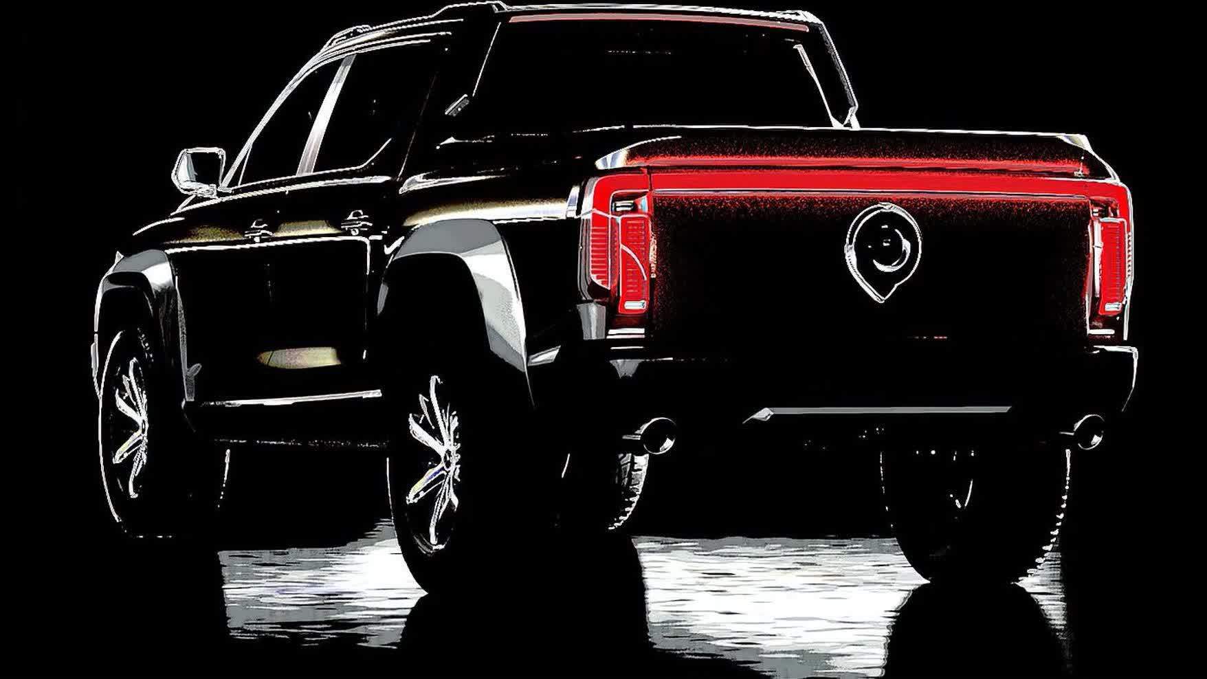 长城首款全尺寸皮卡发布,硬派复古风,3.0T+9AT动力,空气悬架!