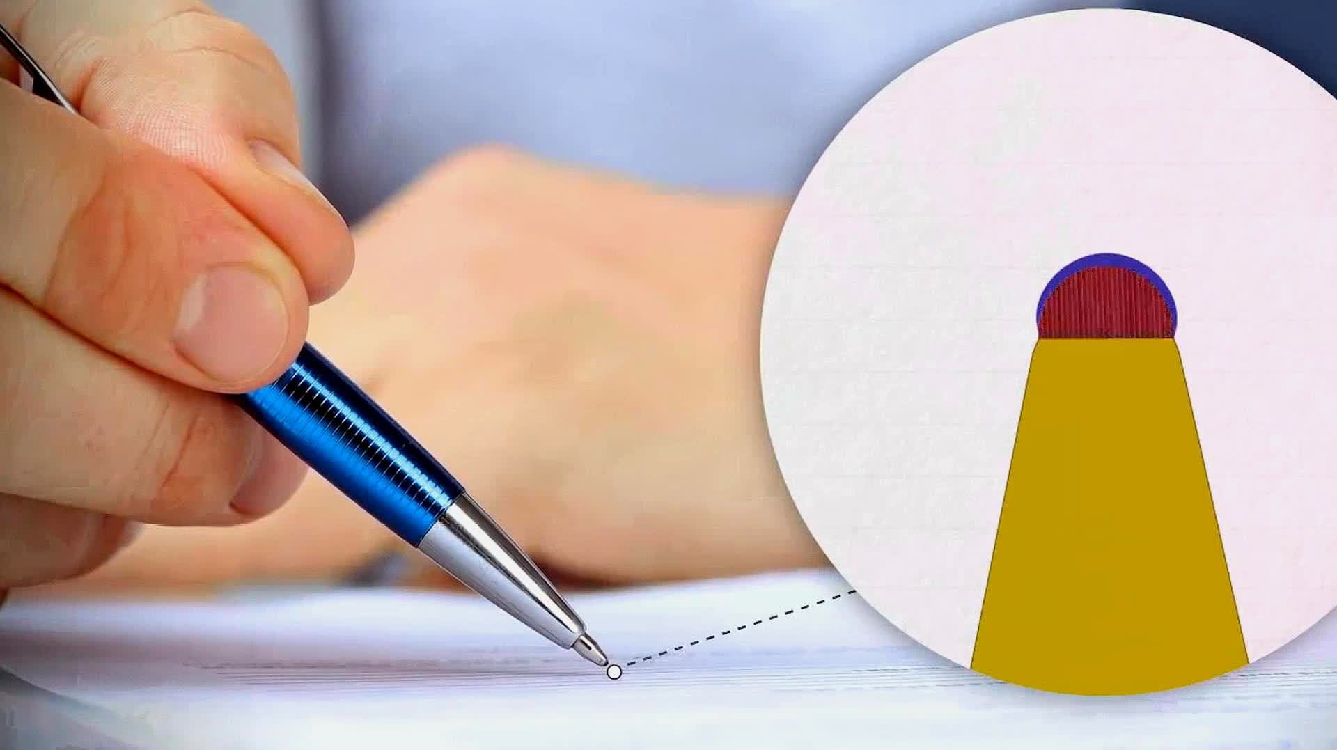 为何中国制作圆珠笔需要进口?看看笔头的制作过程,就明白了