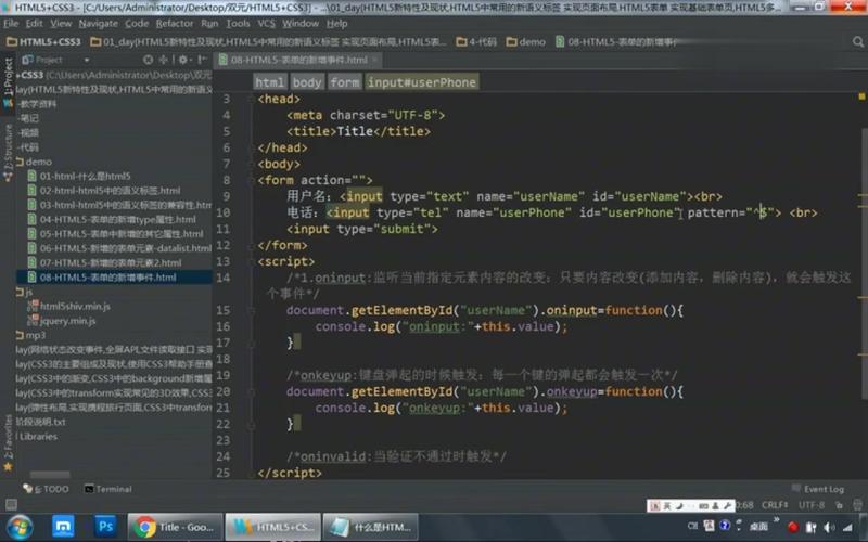 6天学会HTML5+CSS3(就业)教程:第9讲