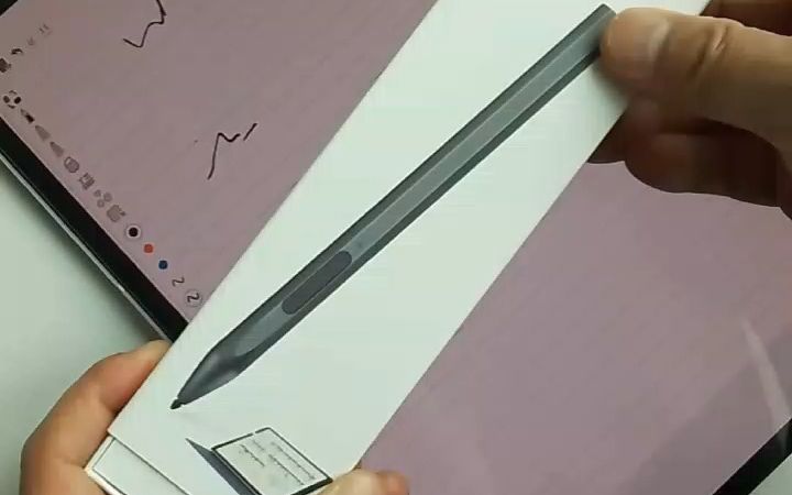 微软笔开箱【开机 功能试用 换笔尖】