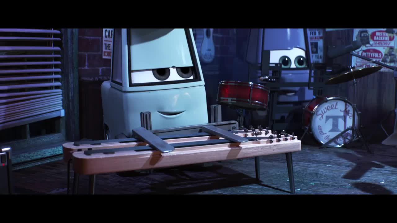 【片段】赛车总动员3里萌萌的小车在唱歌