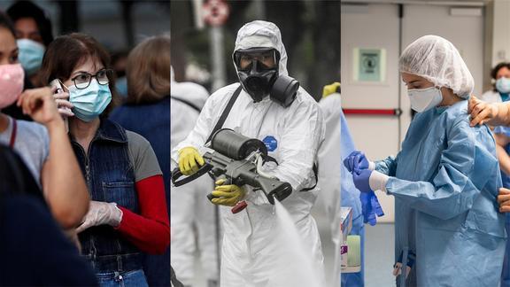 全球新冠肺炎确诊病例超2亿 60秒看美洲及欧洲累计确诊前十国家