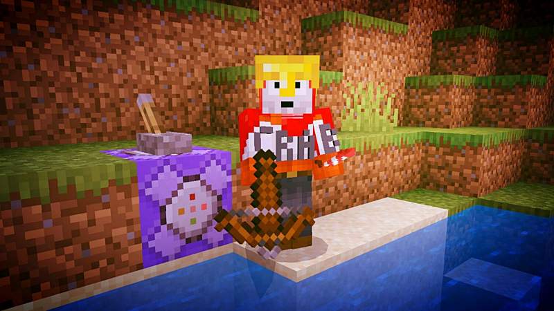 Minecraft:用命令方块制造一把会召唤闪电的弩