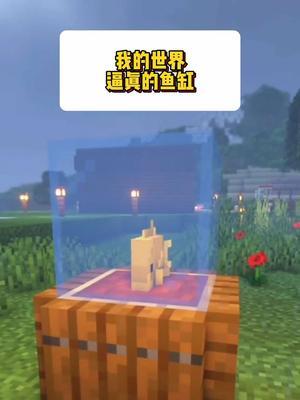 逼真的鱼缸!#我的世界