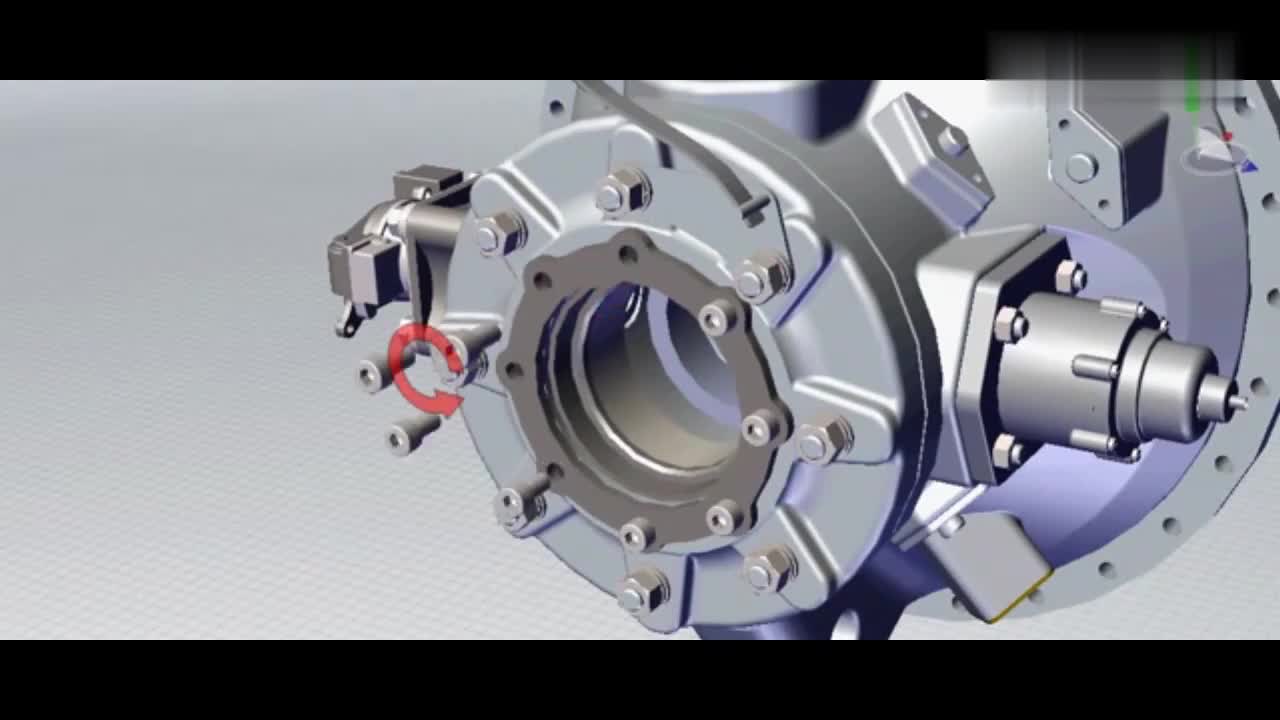 普惠PT6A-140A涡桨发动机,3D拆解动画,小型飞机用