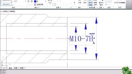 cad教程 cad视频教程AutoCAD2012第十章机械设计-实例3