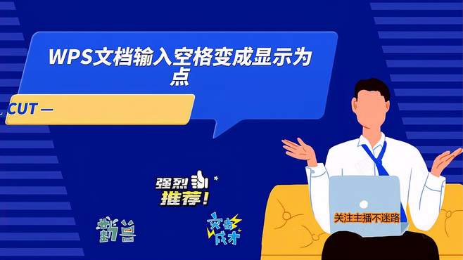 11月13日WPS文档输入空格变成显示为点