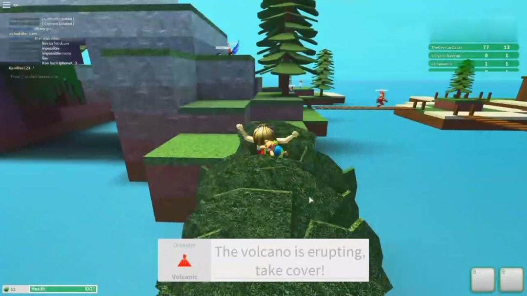 小熙 屌德斯 Roblox荒岛求生模拟器 圣诞机器人与小姐姐!