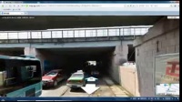 在腾讯街景地图中从泰山火车站到泰安汽车站