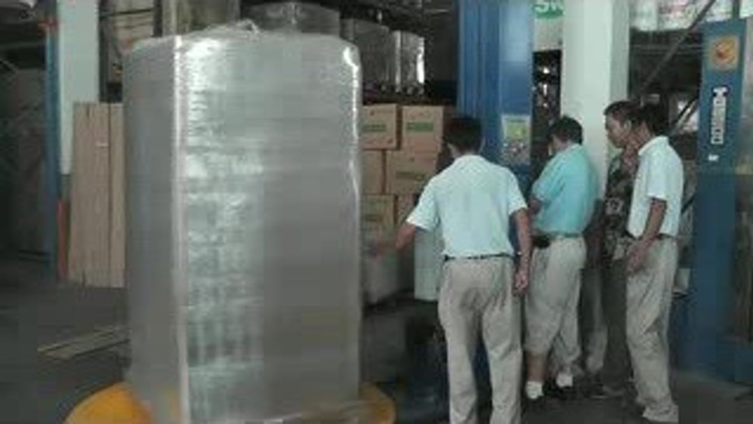 歆宝高物体全自动缠绕机 美观自动栈板缠绕膜包装机 缠绕膜机