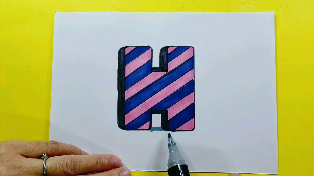 简笔画教程,创意图形