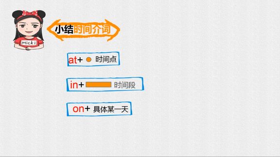 一天一个小语法,今天搞定时间介词in, on, at的用法