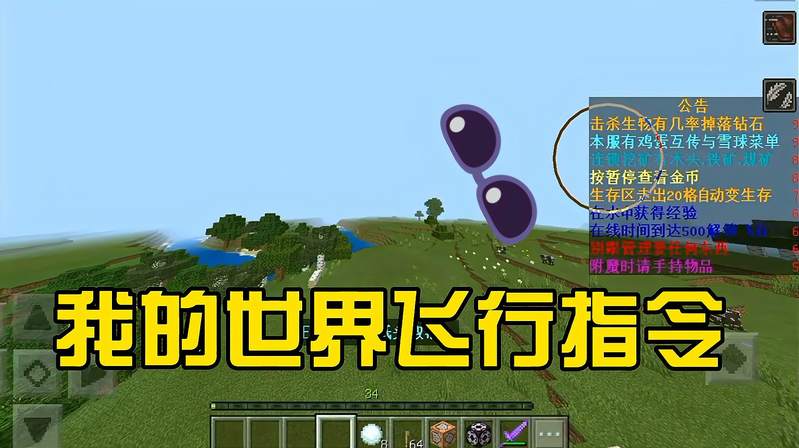 我的世界飞行指令