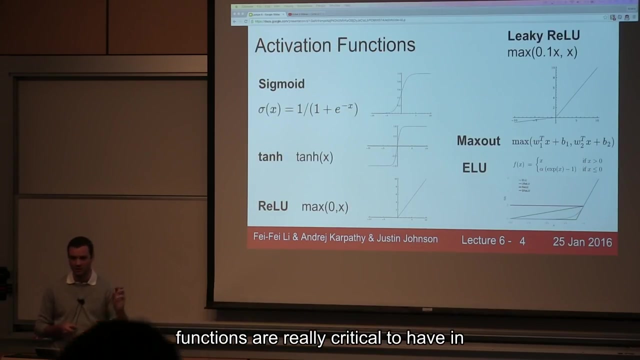 斯坦福CS231N卷积神经网络与视觉识别(六)神经网络3、卷积网络介绍