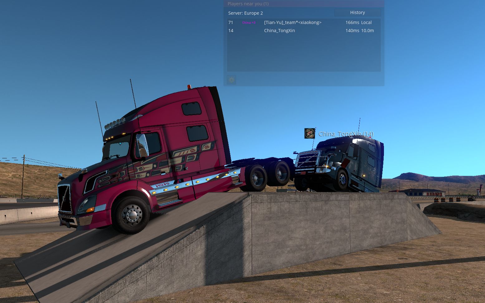 【美国卡车模拟】卡车上赛道会怎么样!联机去亚利桑那州赛道飙车...