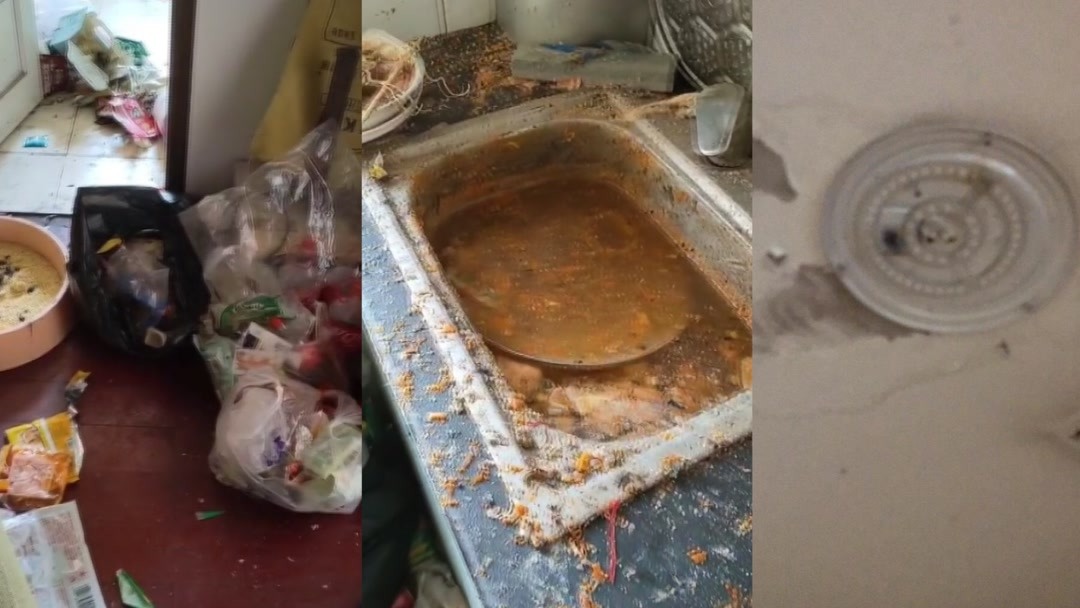 00后情侣租房致邻居家泡水,房东气得当天让其搬走:乱到猪窝不如