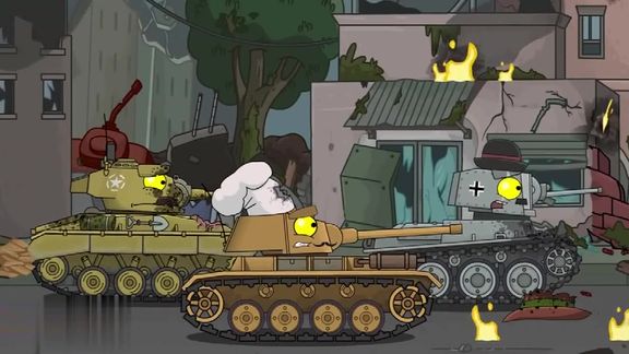 坦克世界动画:可怜的坦克