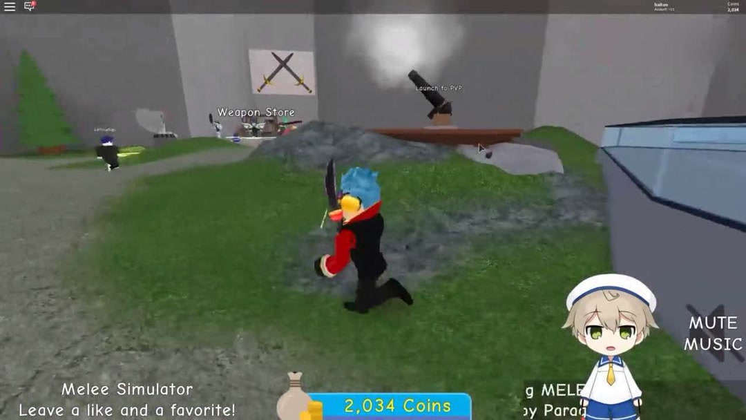 小格解说 Roblox 近战武器模拟器:超级武器大乱斗!还有