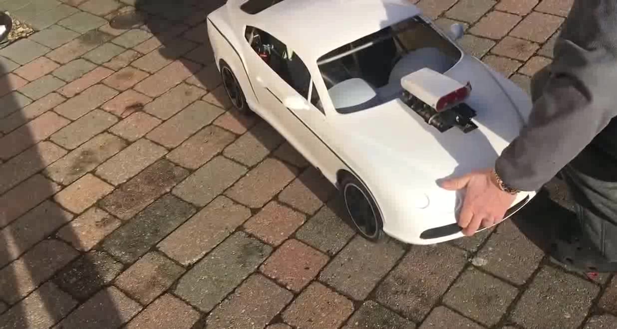 牛人制作的微型汽车,发动机启动那一刻我服了