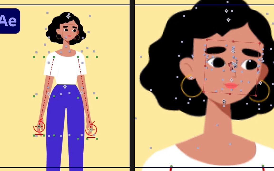 【AE教程|油管搬运|mg动画|效果】DUIK :AE完整绑定和动画角色