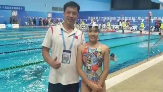 11岁天才少女成绩超奥运冠军李冰洁!中国游泳新紫微星,体力无限
