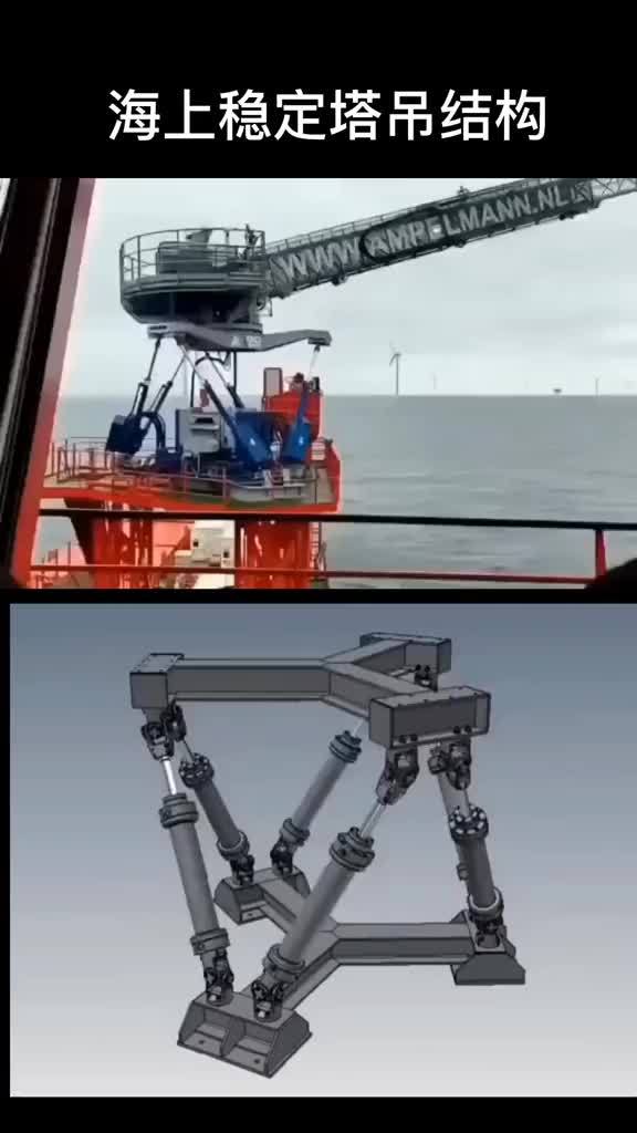 机械百科,海上塔吊稳定结构