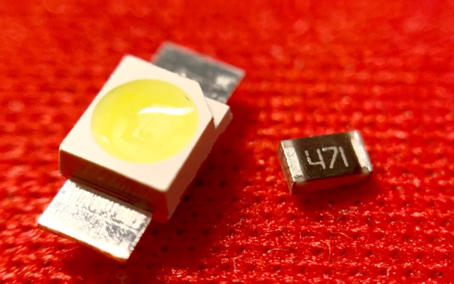 ...b>键盘PCB主板加灯与灯珠改LED贴片