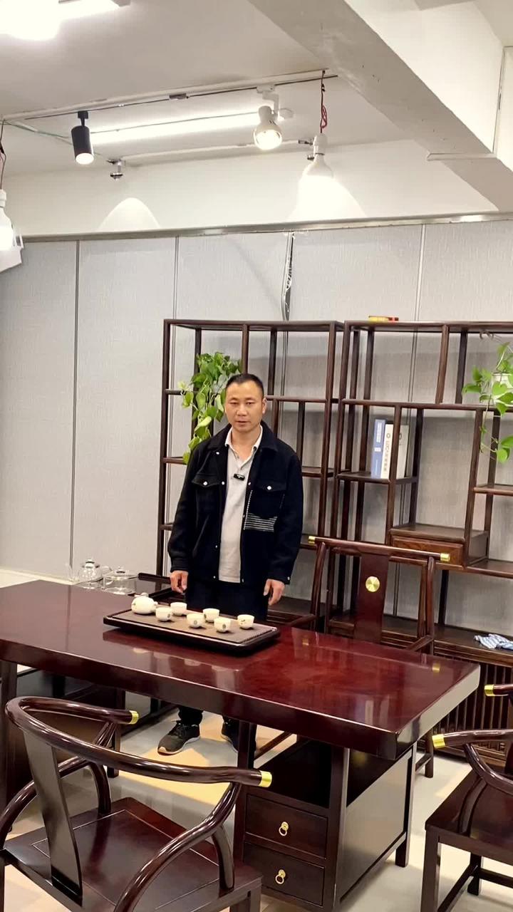 #茶桌茶台 #实木大板 #实木茶艺桌推荐